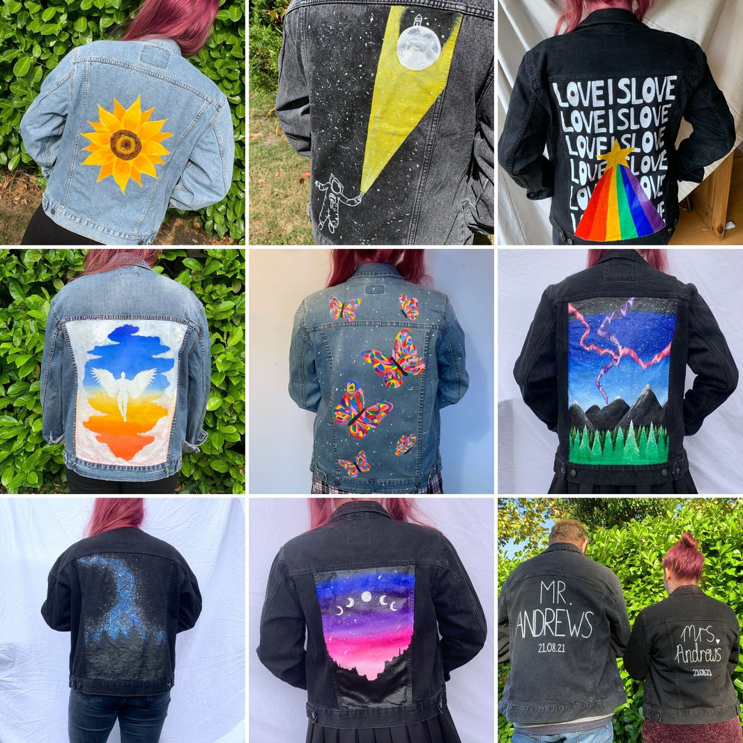 EmAttemptsArt- Custom Painted Jackets, Clothing, Accessories & Art